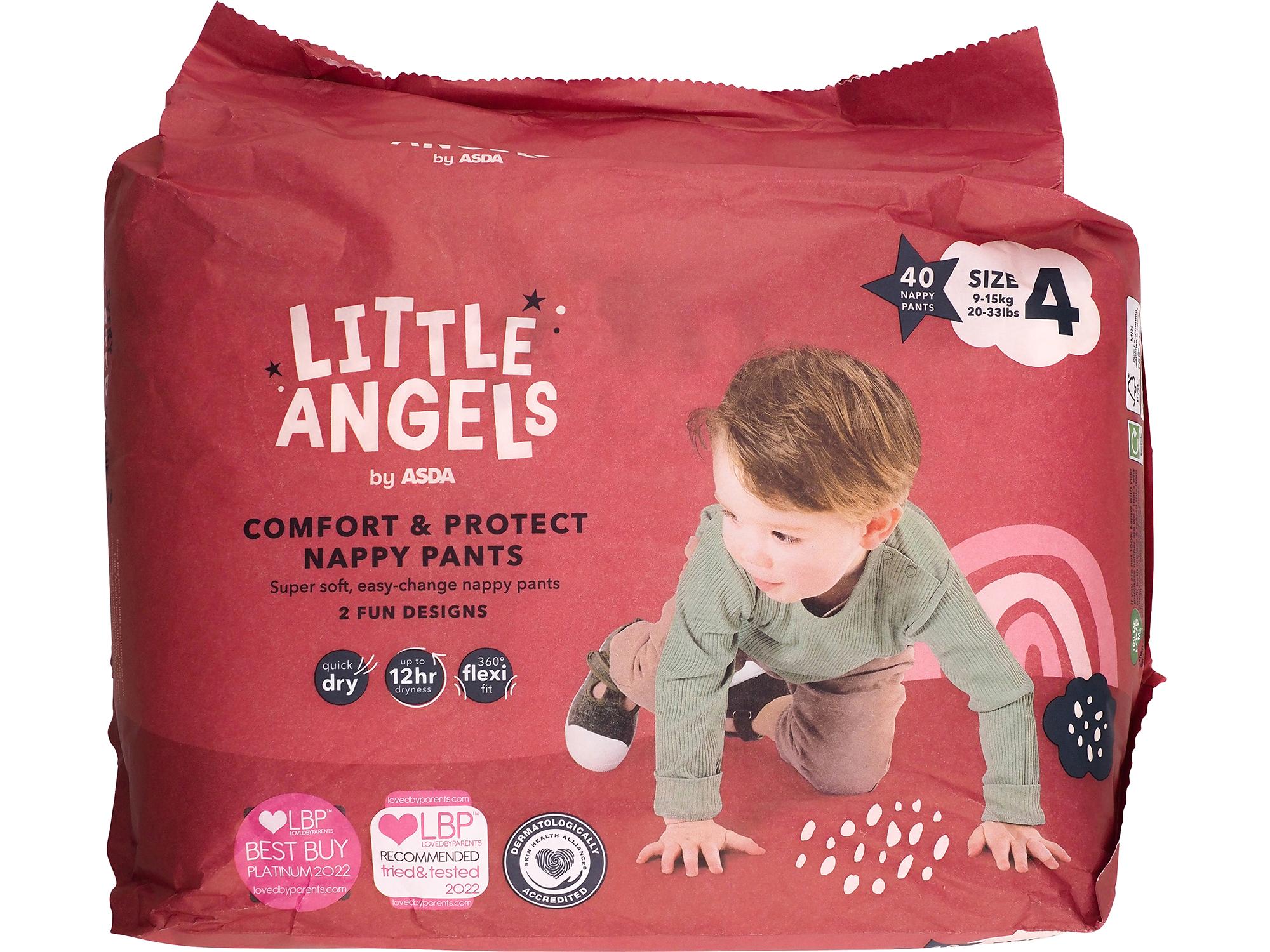 Asda Little Angels Comfort & Protect Nappy Pants review | Nappy pants ...