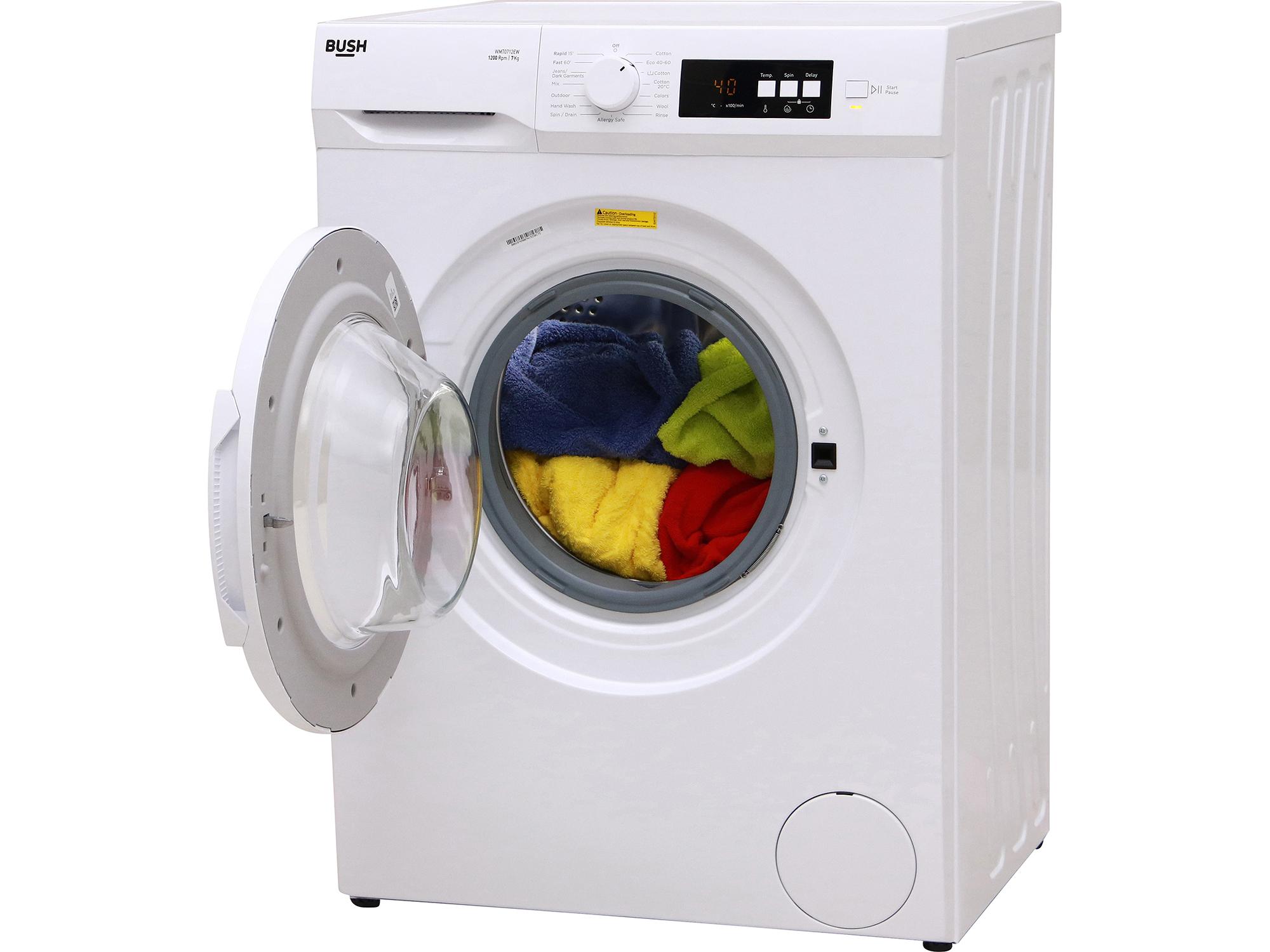 Bush WMT0712EW review | Freestanding 7kg Washing machine - Which?