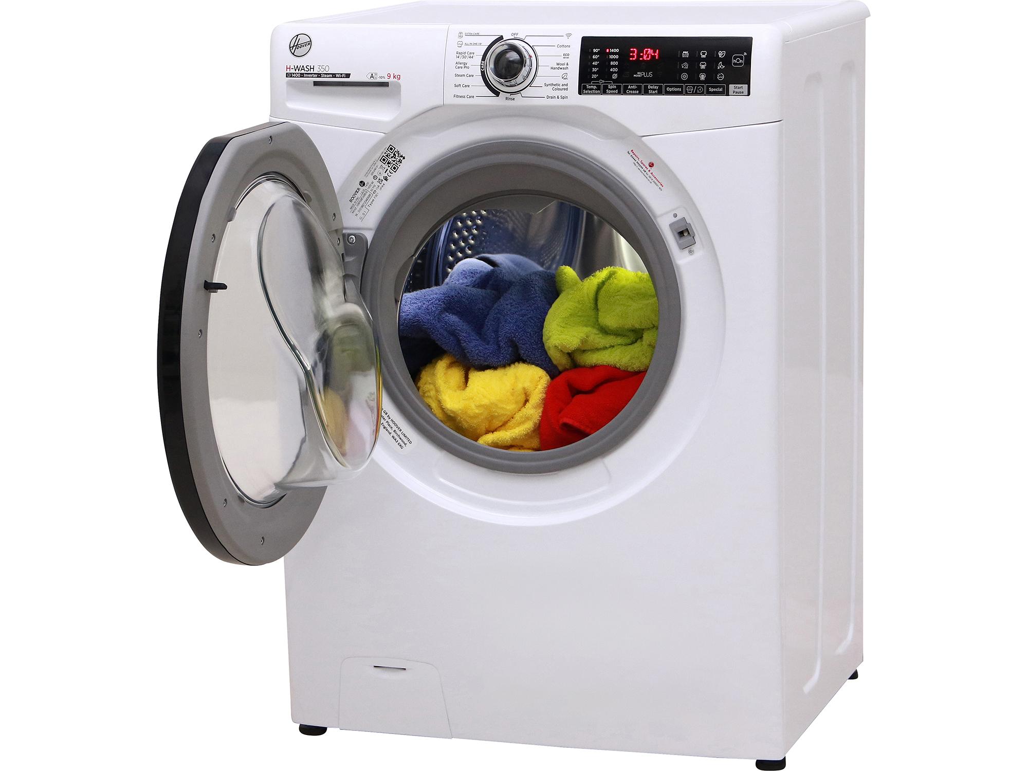 Hoover H-WASH 350 H3WPS496TAMB6-80 review | Freestanding 9kg Washing ...