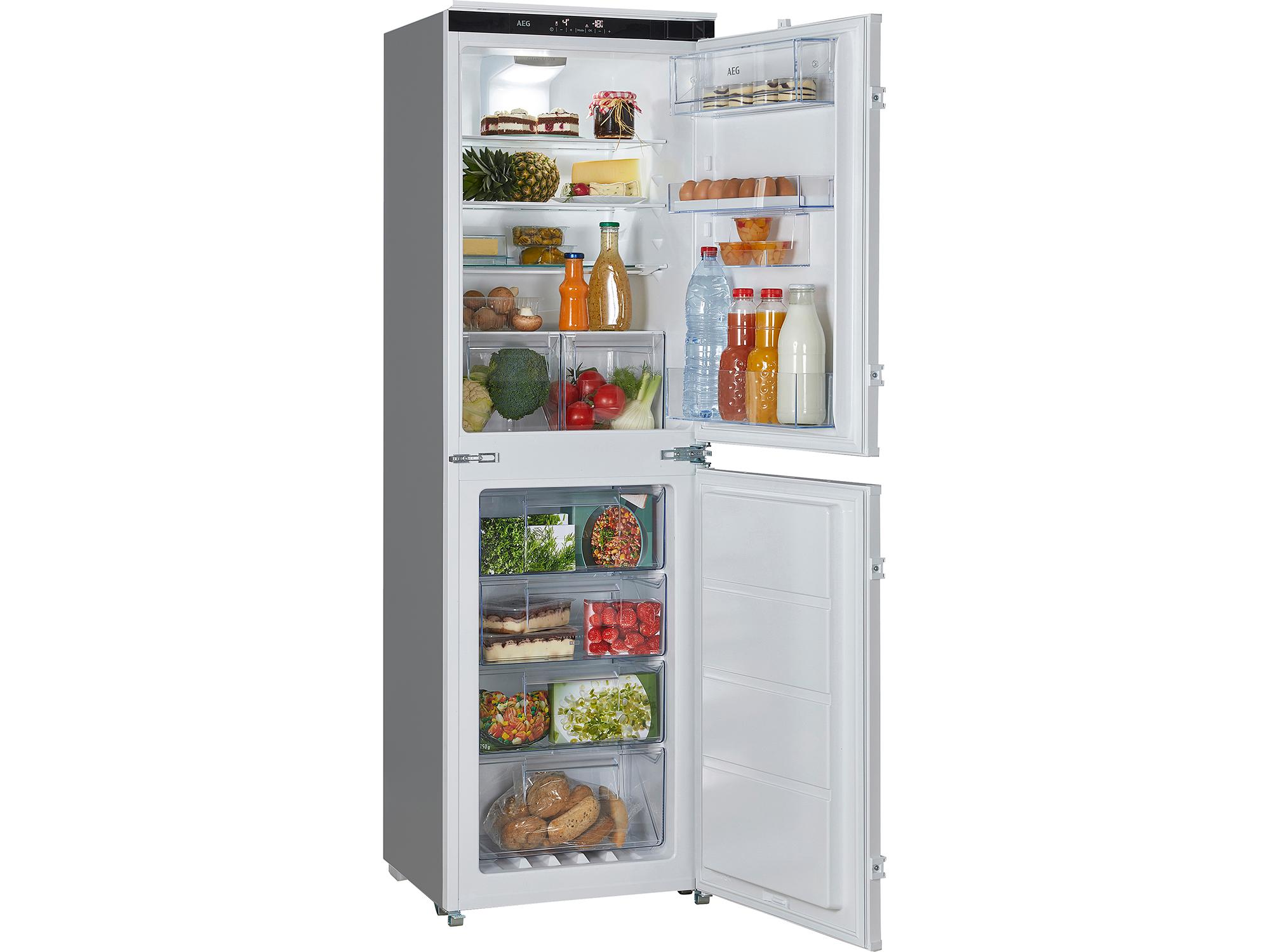 AEG OSC6T185ES review | Integrated Frost-free freezer Fridge freezer ...