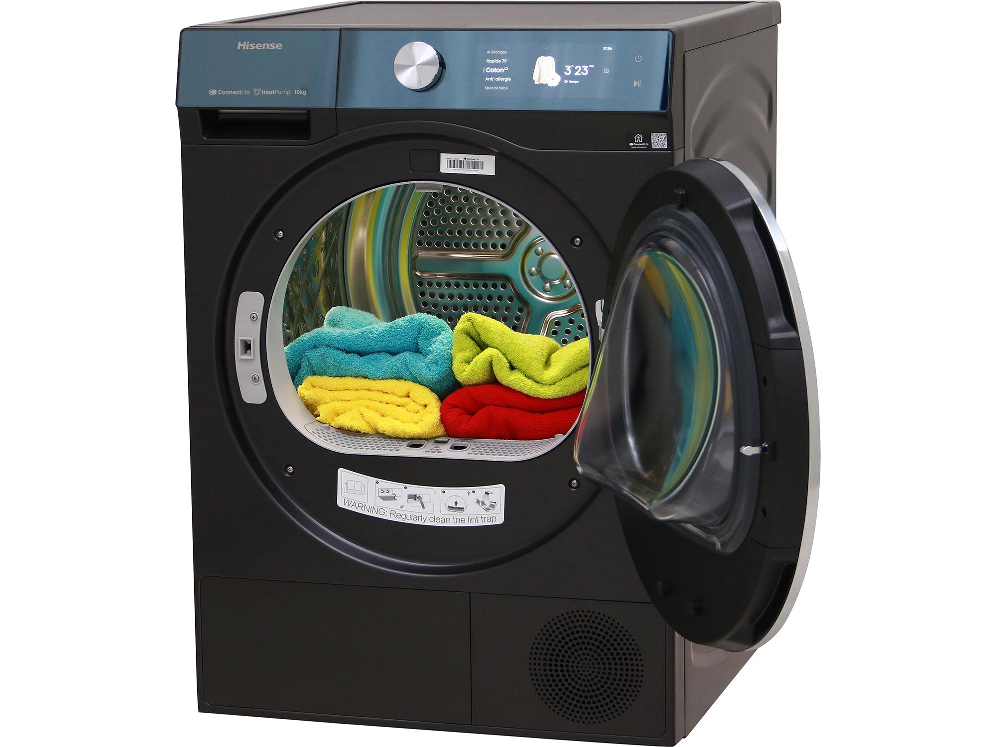 Hisense DH7S107BB review | Heat pump Freestanding Tumble dryer - Which?