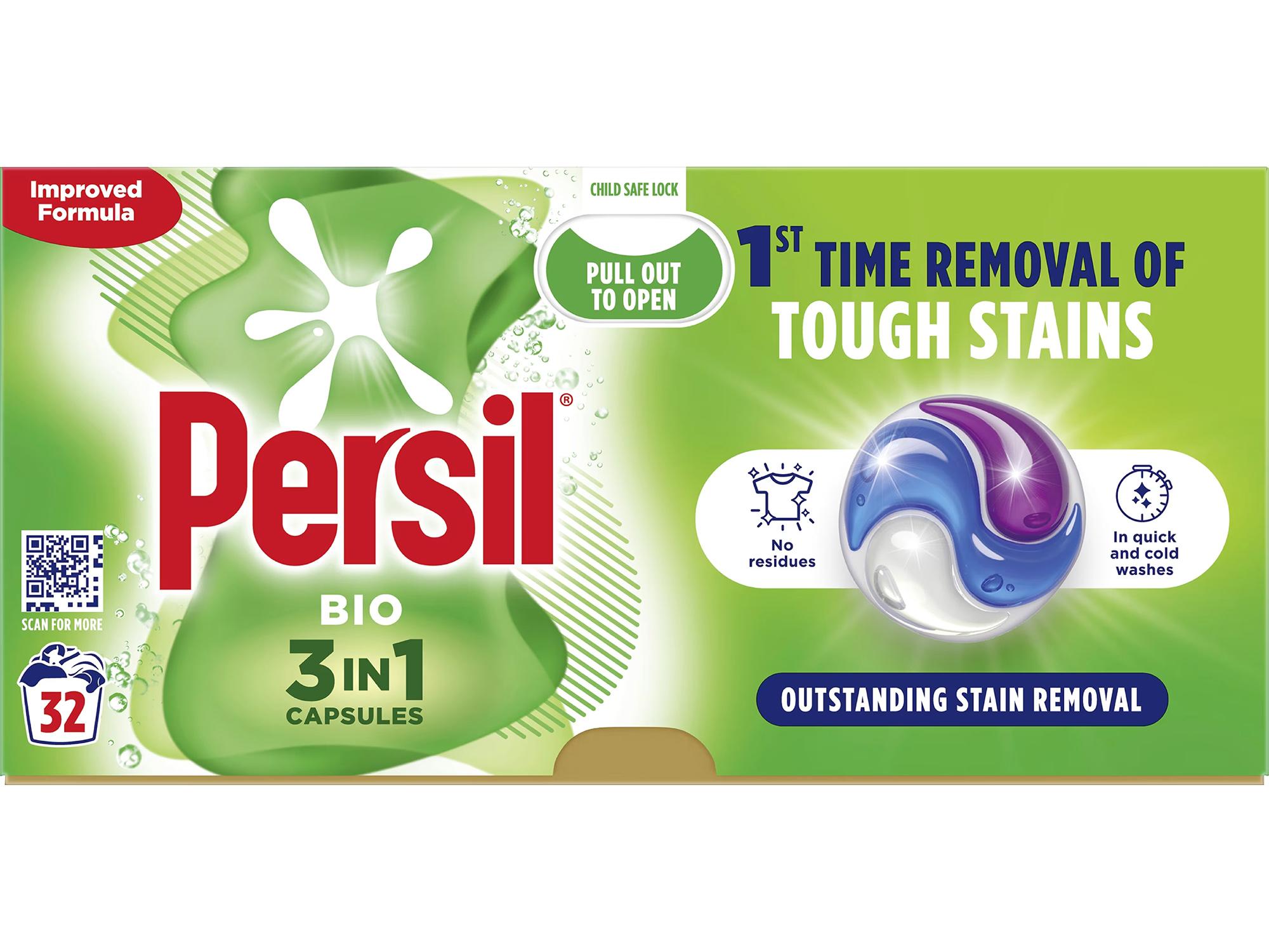 Persil Bio 3in1 Capsules review | Bio 66 washes per pack 18p per wash ...