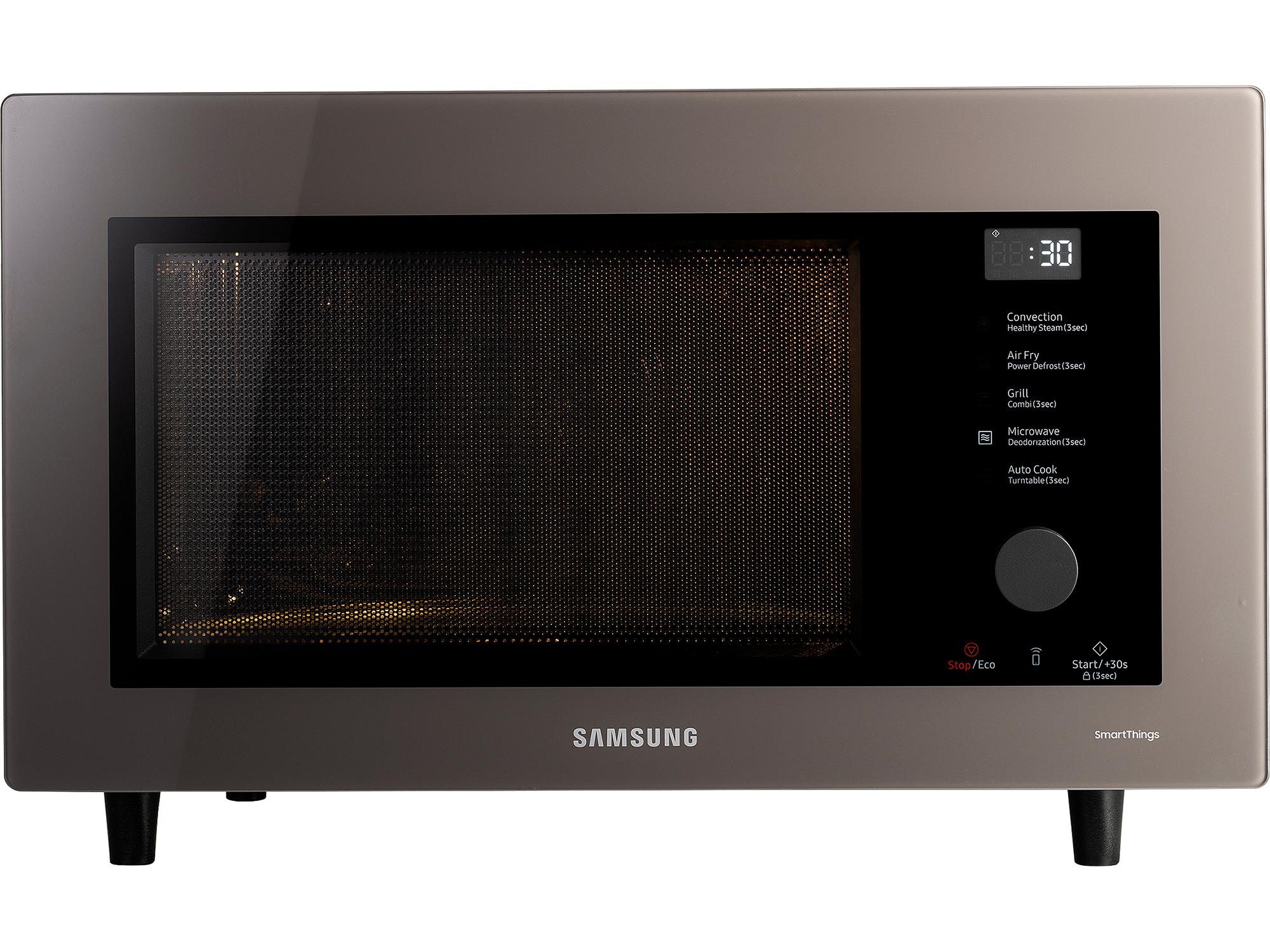 Samsung MC32DB7746KCE3 review | Freestanding Combi Turntable Microwave ...