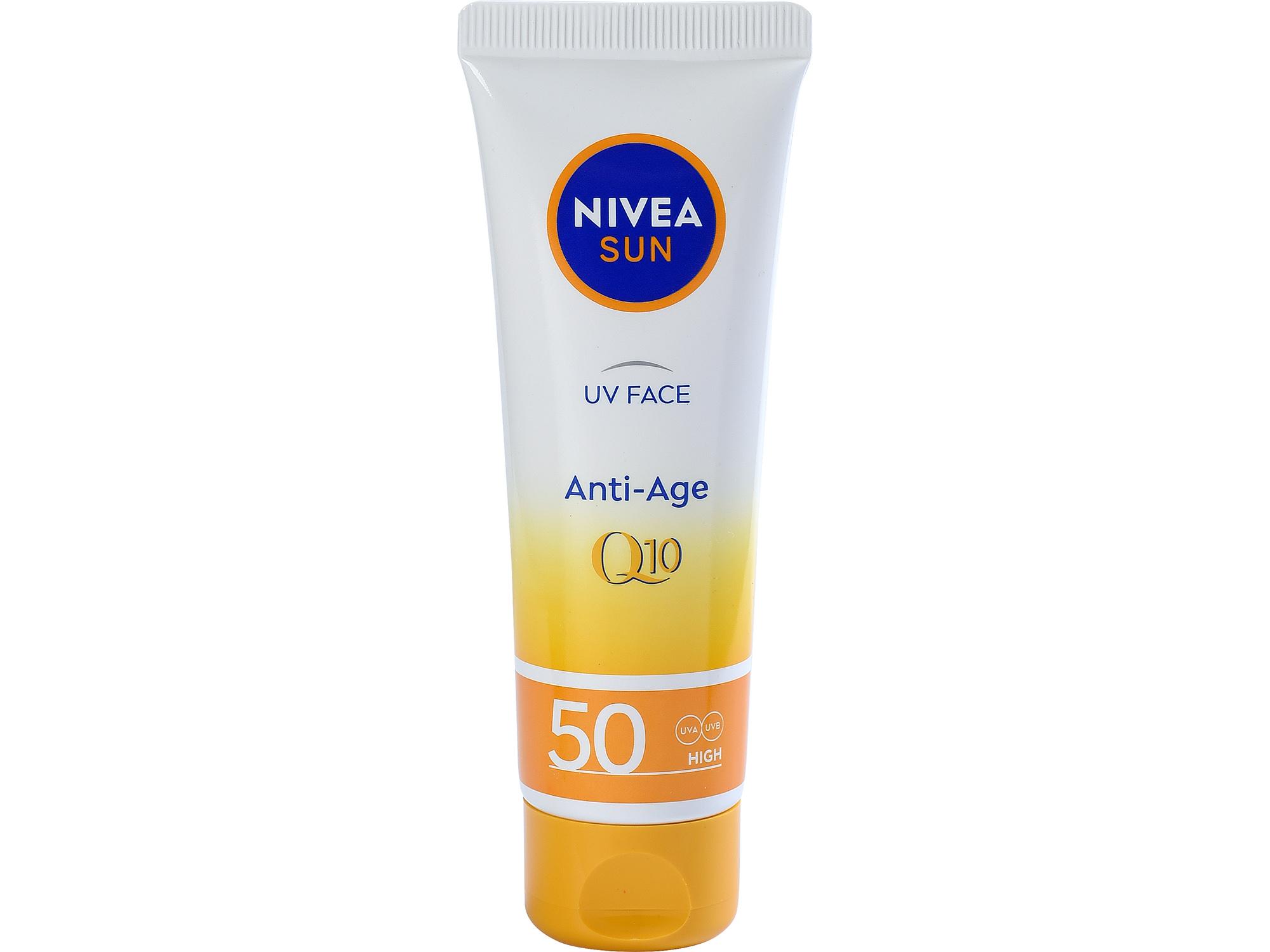 Nivea Sun UV Face Anti-Age Q10 Cream SPF50 review | Sun cream - Which?